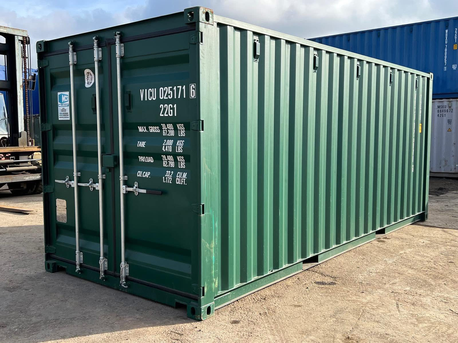 New 20ft x 8ft Shipping container – MILLS CONTAINER SERVICES